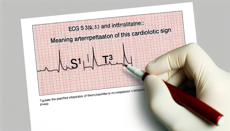 ECG S1Q3T3 : signification et interprétation de ce signe cardiologique ...
